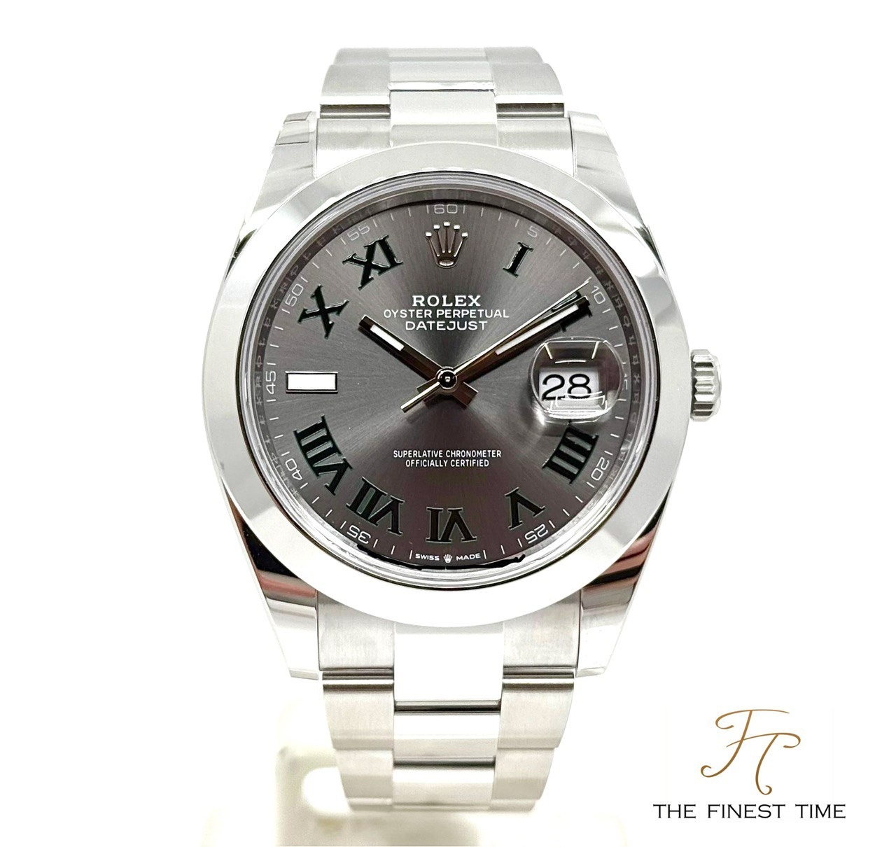 Rolex Datejust 41 126300 Slate 126300 Wimbledon Oyster _ March 2025 ...