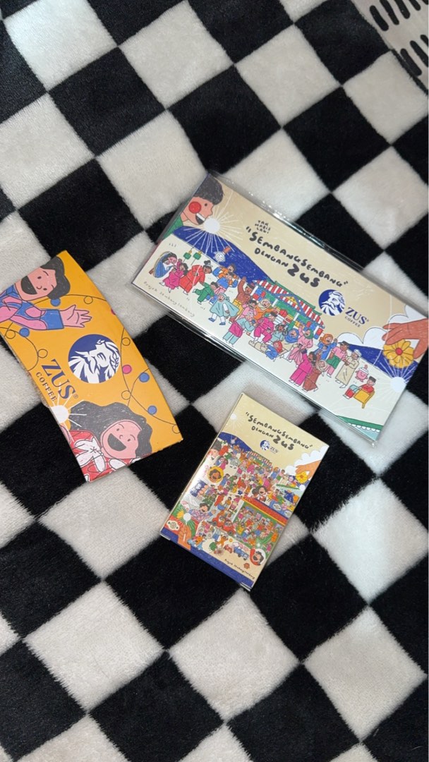 Set Zus Raya 2025 (Sampul+ game cards + sleeve), Hobbies & Toys, Toys ...