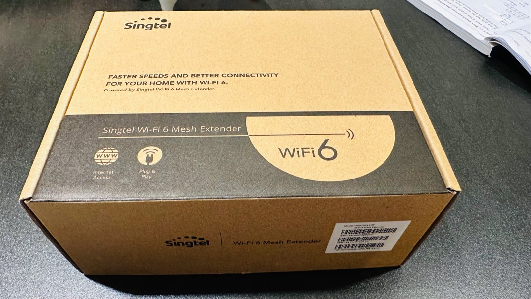 Singtel Wi-Fi 6 Mesh Extender, Computers & Tech, Parts & Accessories ...