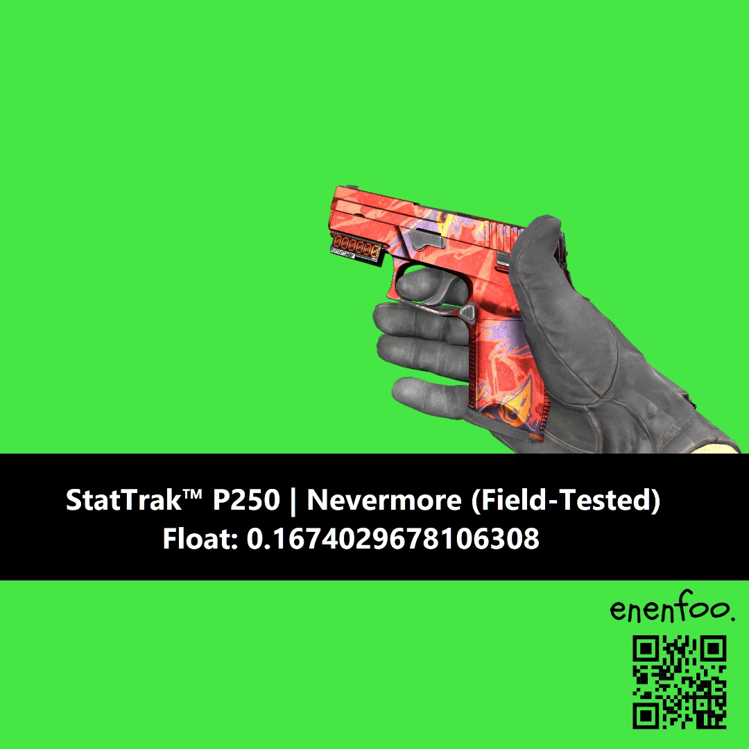 ST P250 NEVERMORE FT FIELD TESTED CS2 SKINS KNIFE ITEMS CSGO COUNTER ...