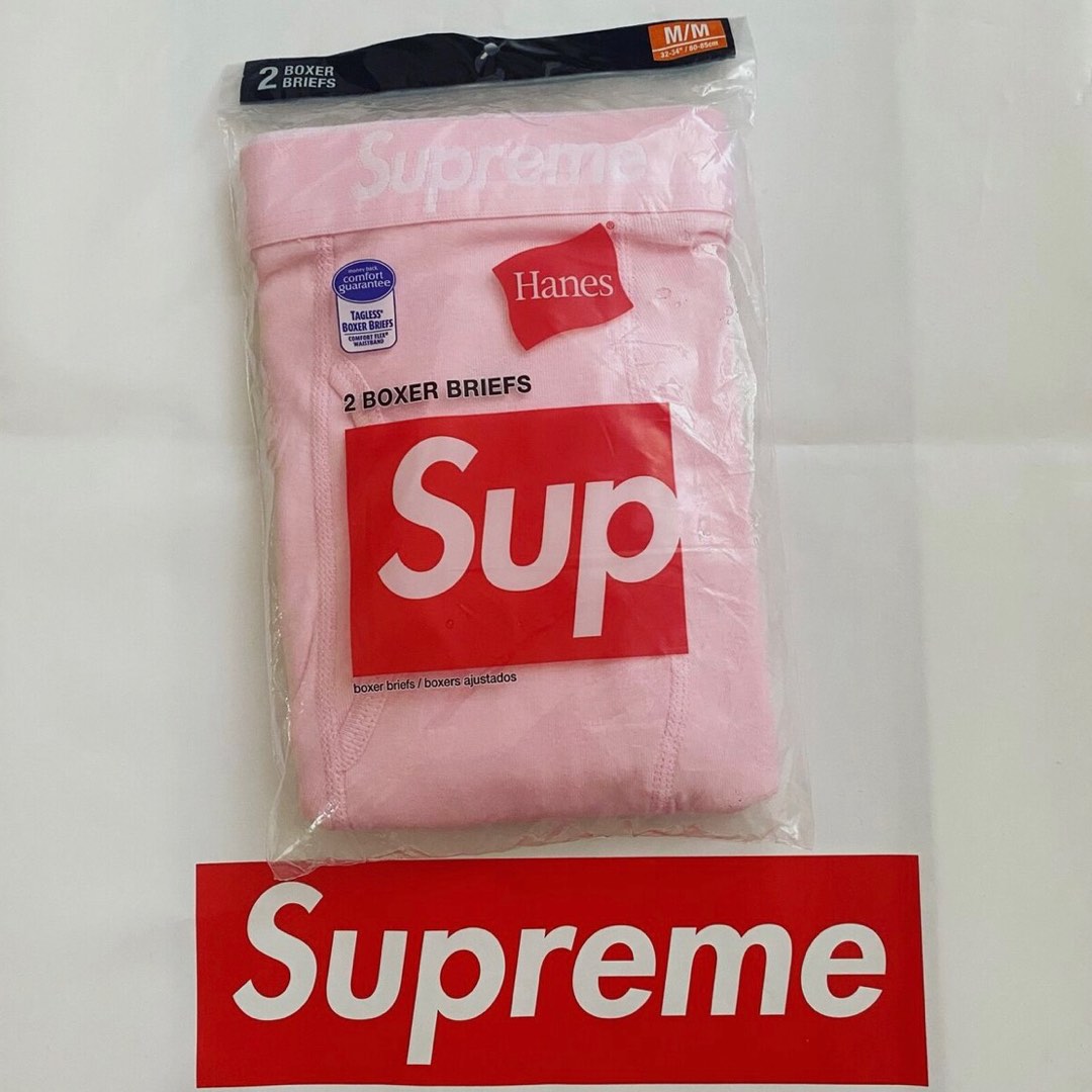 Supreme Underwear Boxers Pink, Men's Fashion, Bottoms, New Underwear on ...
