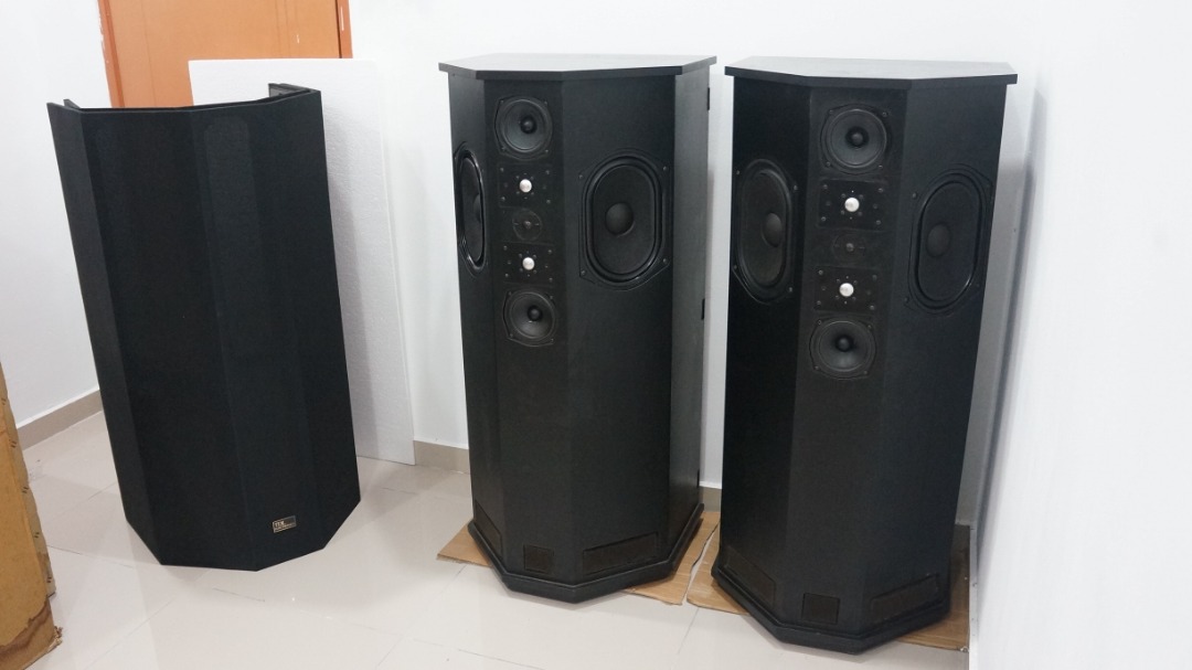 TDL Reference Standard 4-Way Transmission Line Loudspeakers, Audio ...