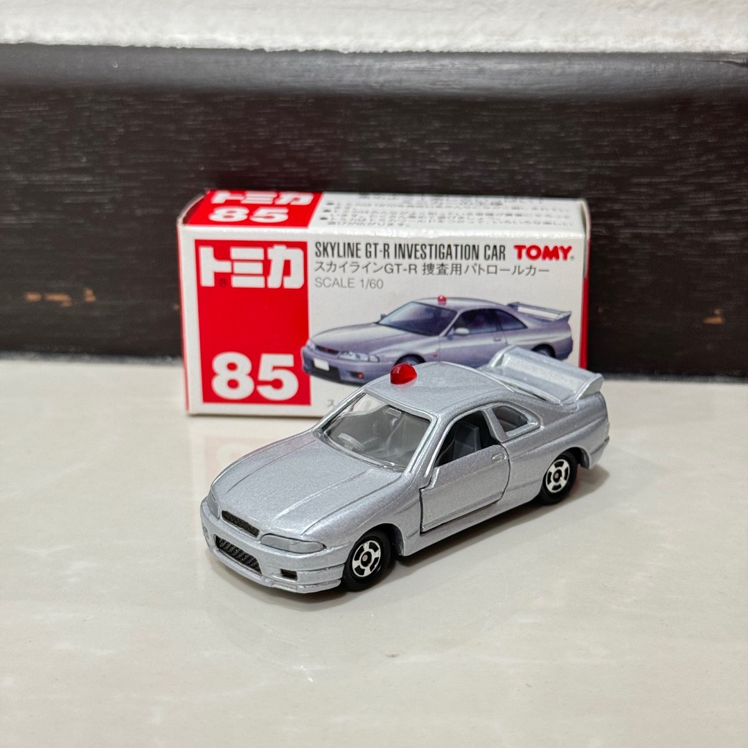 Tomica #85 Skyline GT-R R33 Investigation Car, Hobbies & Toys, Toys ...
