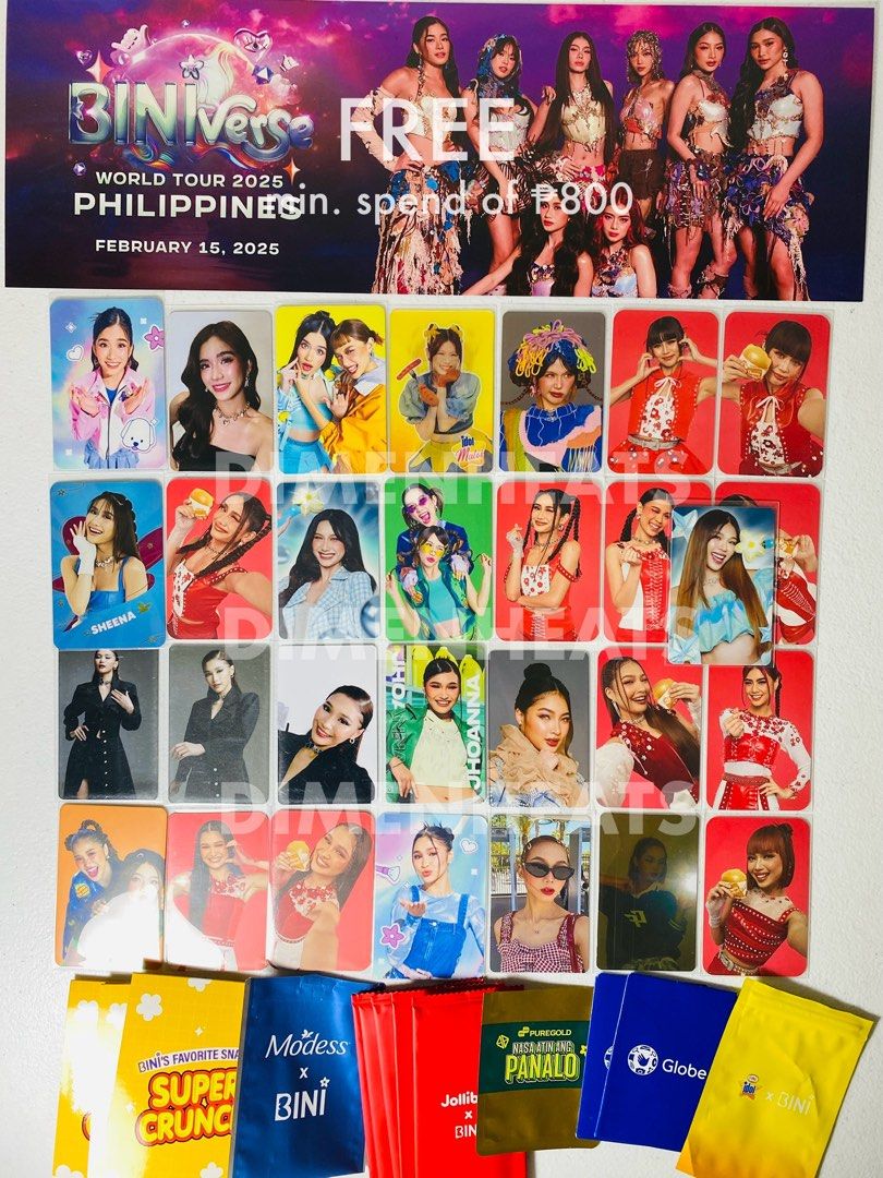 TRADE/SALE BINI Photocards Puregold, BVWT, Super Crunch, GBV, Globe ...