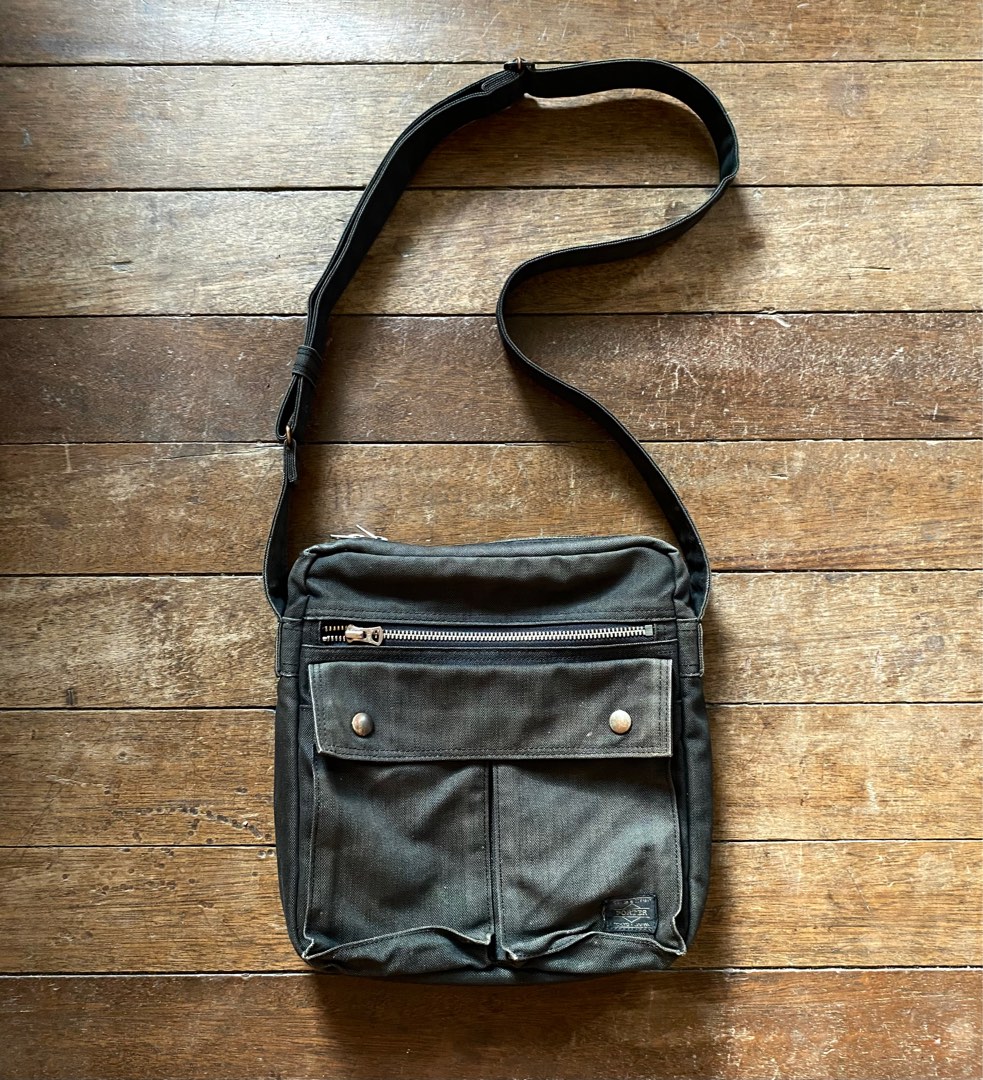 Vintage Yoshida PORTER Denim shoulder bag, Men's Fashion, Bags, Sling Bags on Carousell