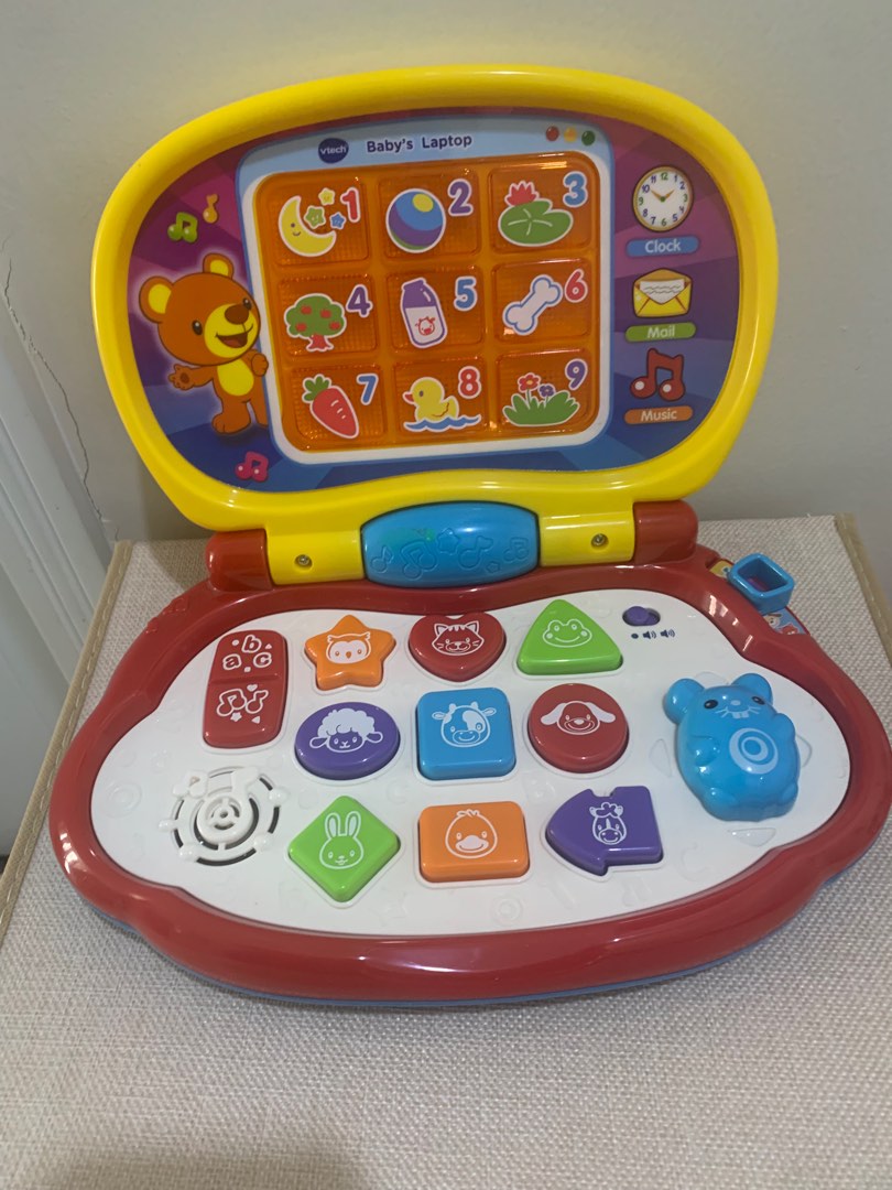 Vtech Baby Laptop, Bayi & Anak, Mainan & Baby Walker di Carousell