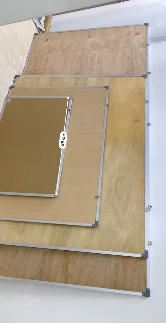Whiteboard long 4ft x 8ft, Furniture & Home Living, Furniture, Other ...
