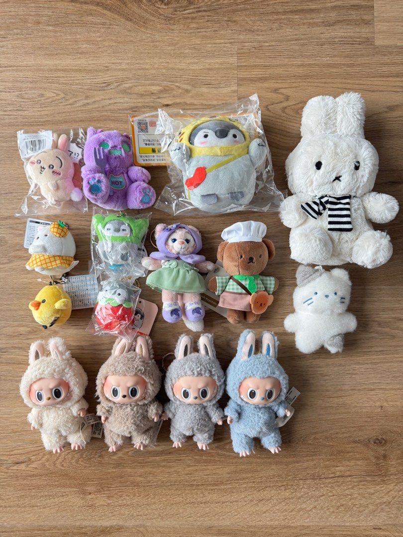 WTS popmart labubu, disney linabell, miffy, boris bakery, chiikawa ...