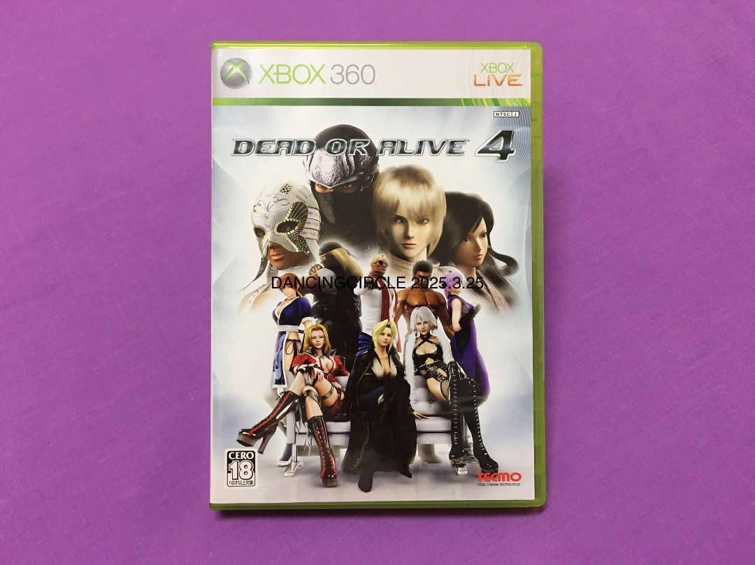 Xbox 360 DOA4 生死格鬥4 Dead or Alive 4 一般版 通常版 日版 ( A ), 電玩遊戲相關, 電玩、電腦遊戲軟體 ...