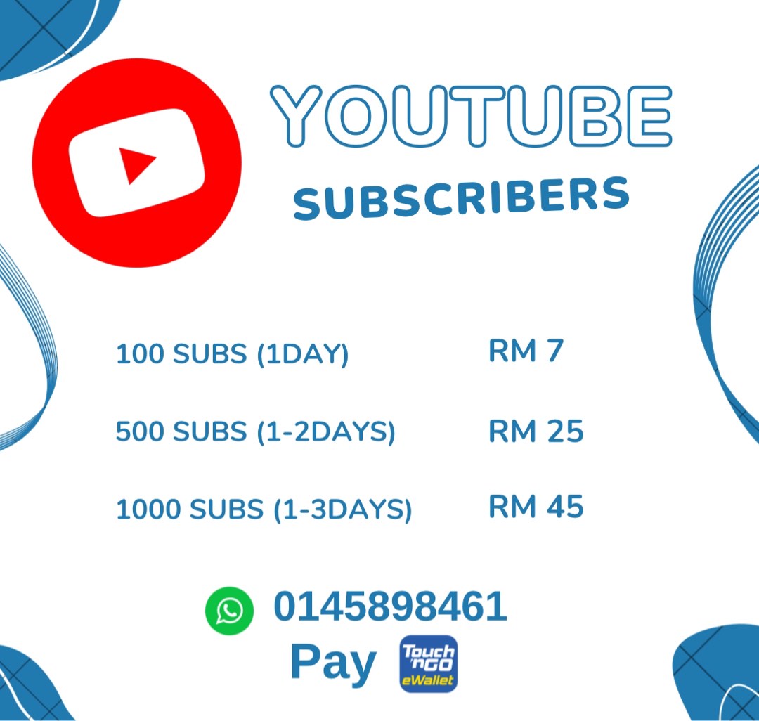 YOUTUBE SUBSCRIBERS, Services, Others on Carousell