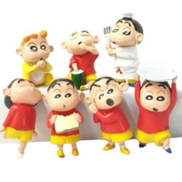 Action Figure Set 7 Shinchan Chibi Koki Tinggi 5CM, Serba Serbi, Others ...