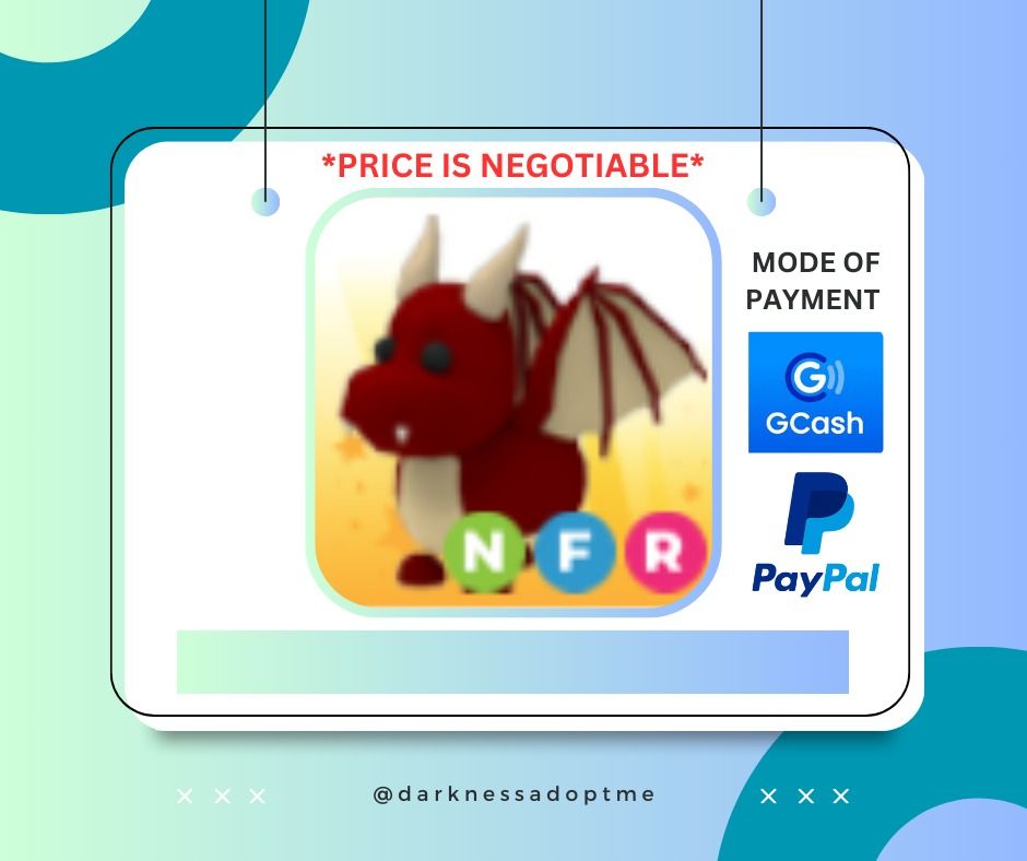 ADOPT ME | NEON FLY RIDE NFR DRAGON | ROBLOX, Video Gaming, Gaming ...