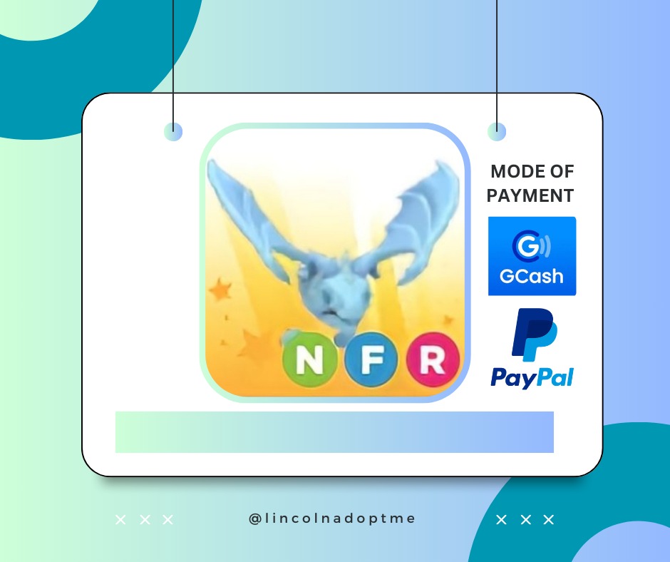 ADOPT ME | NEON NFR FROST DRAGON | ROBLOX, Video Gaming, Gaming ...