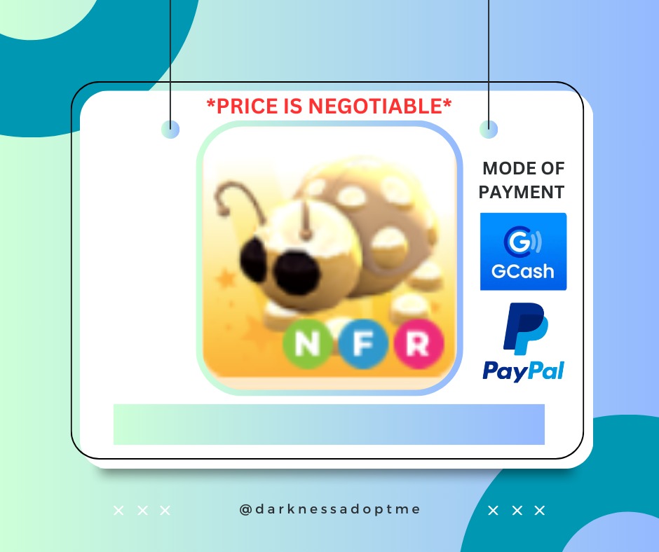 ADOPT ME | NFR GOLDEN LADYBUG | ROBLOX, Video Gaming, Gaming ...