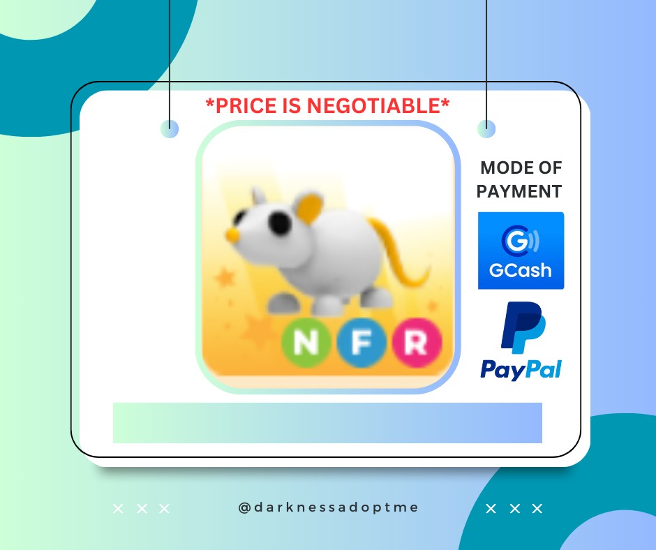 ADOPT ME | NFR GOLDEN RAT | ROBLOX, Video Gaming, Gaming Accessories ...