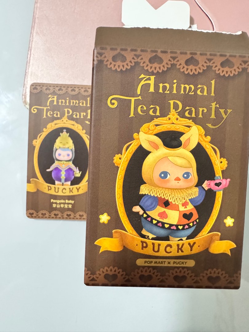Animal Tea Party Popmart X Pucky, Hobbies & Toys, Toys & Games on Carousell