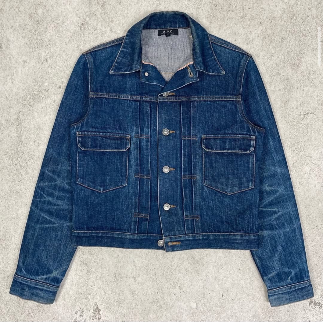 APC DENIM JACKET TYPE 2, Fesyen Pria, Pakaian , Baju Luaran di Carousell