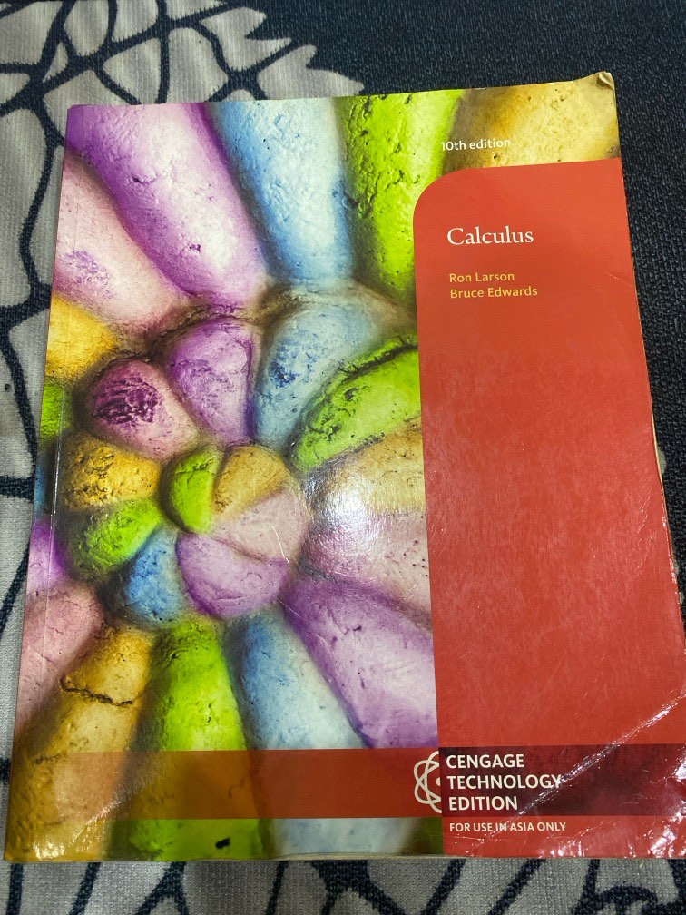 Calculus 10th edition Ron Larson Bruce Edwards Cengage, Hobbies & Toys ...