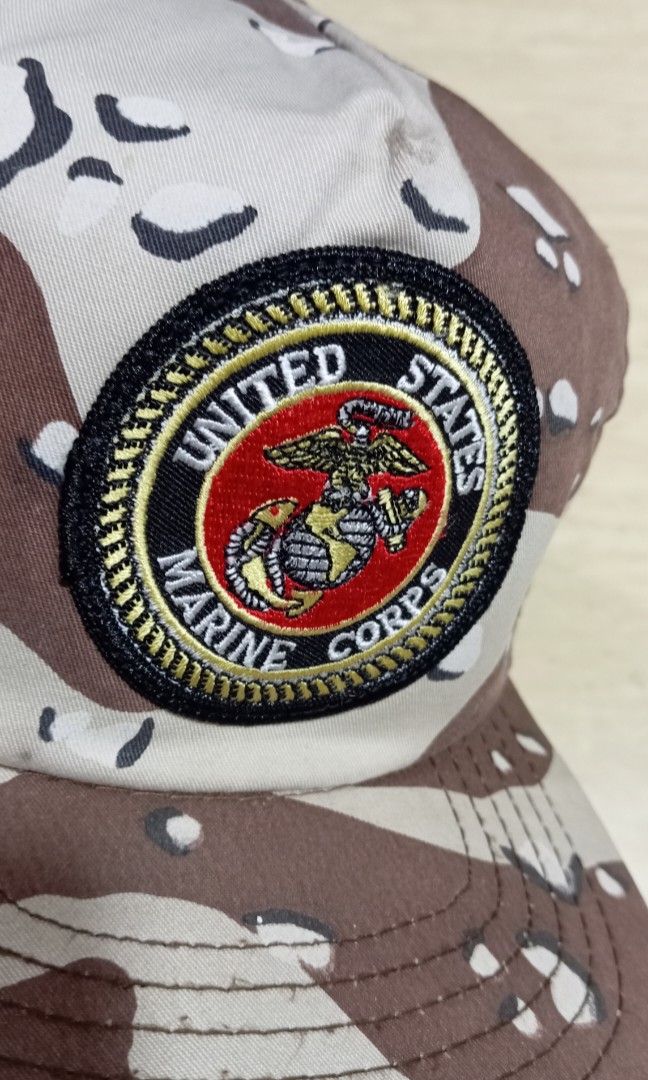 Cap Camo USMC 6C, Men's Fashion, Activewear on Carousell