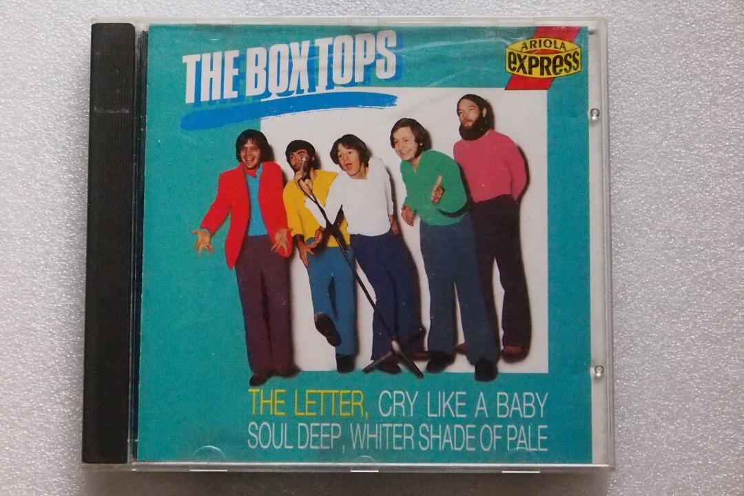 CD-THE BOX TOPS - THE LETTER , CRY LIKE A BABY , SOUL DEEP , WHITER ...