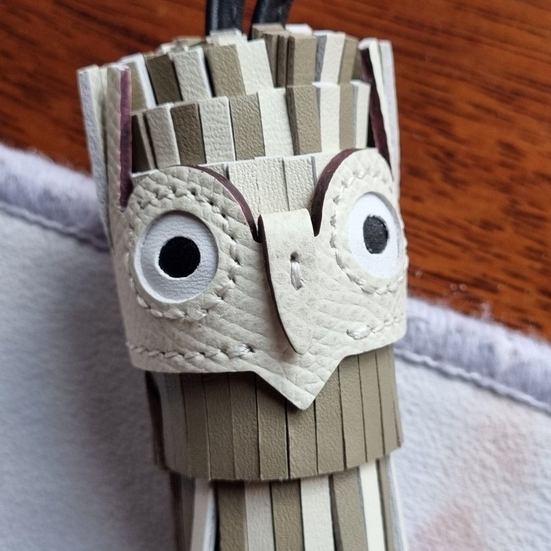 Chouette bag charm hermes rodeo lanyard for birkin kelly constance ...