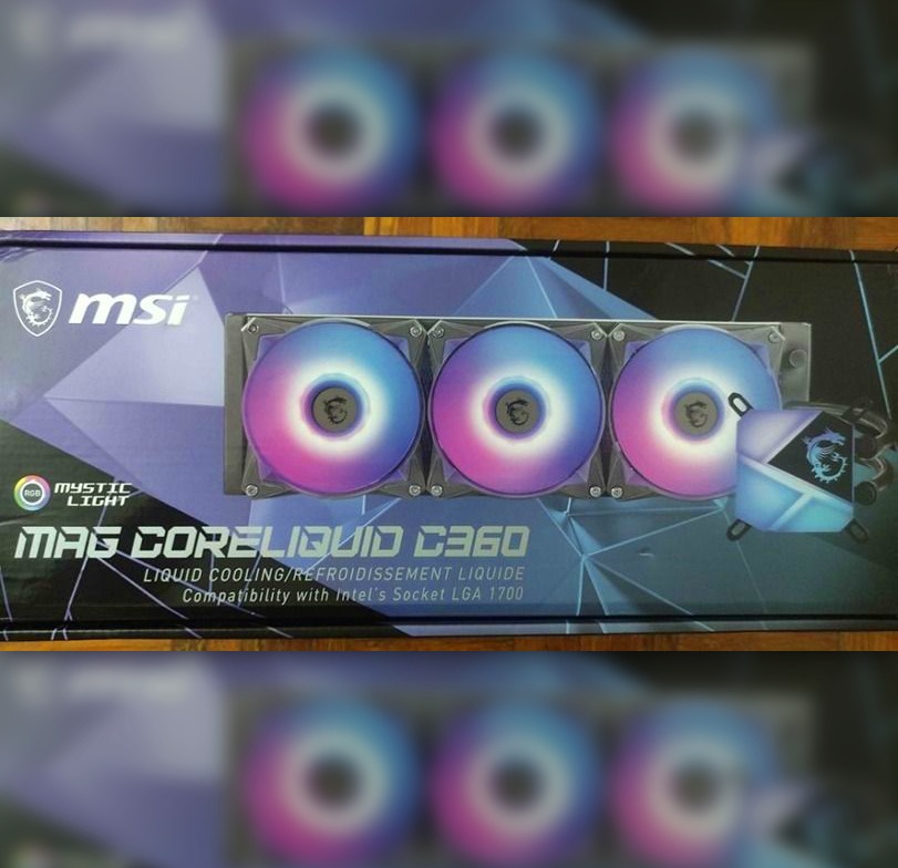 CPU Cooler - MSI MAG CoreLiquid C360 - AIO ARGB CPU Liquid Cooler ...