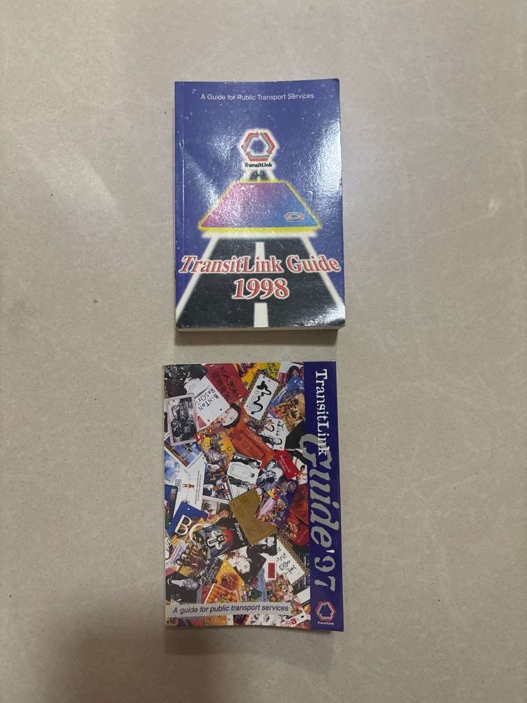Defunct 1997 & 1998 Transitlink Guide, Hobbies & Toys, Memorabilia ...