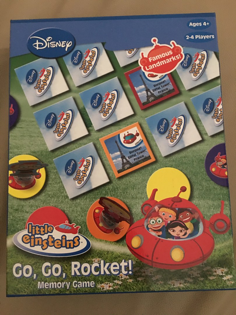 Disney Little Einsteins Go Go Rocket Memory Game, Hobbies & Toys, Toys ...