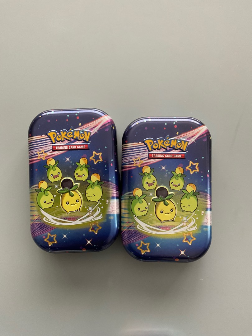 EMPTY Pokemon mini tin Smoliv design, Hobbies & Toys, Toys & Games on ...