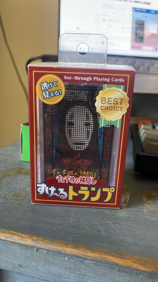 Emsky Studio Ghibli Spirited Away See-through Playing Cards, Hobbies ...