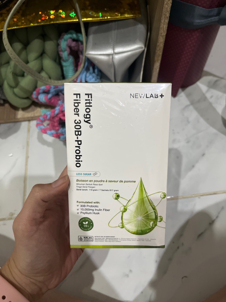 Fiber drink new lab+, Makanan & Minuman, Makanan Instan di Carousell