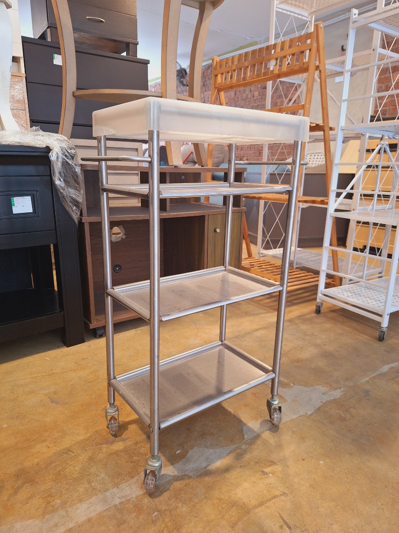 GRUNDTAL Stainless Steel Trolley | GRUNDTAL, Troli Besi Tahan Karat ...