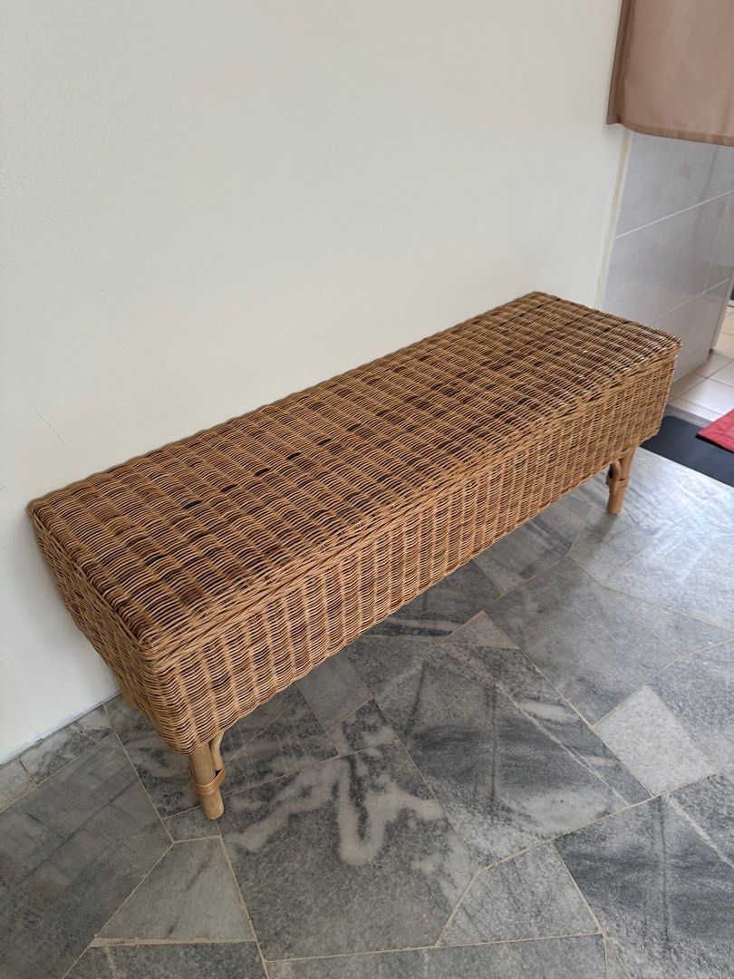 IKEA Bench with Storage, Furniture & Home Living, Furniture, Other Home ...