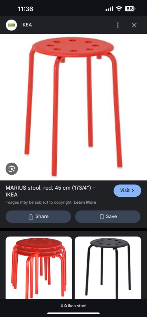 Ikea Marius chair like new 23 pieces $2 each only!, Furniture & Home ...