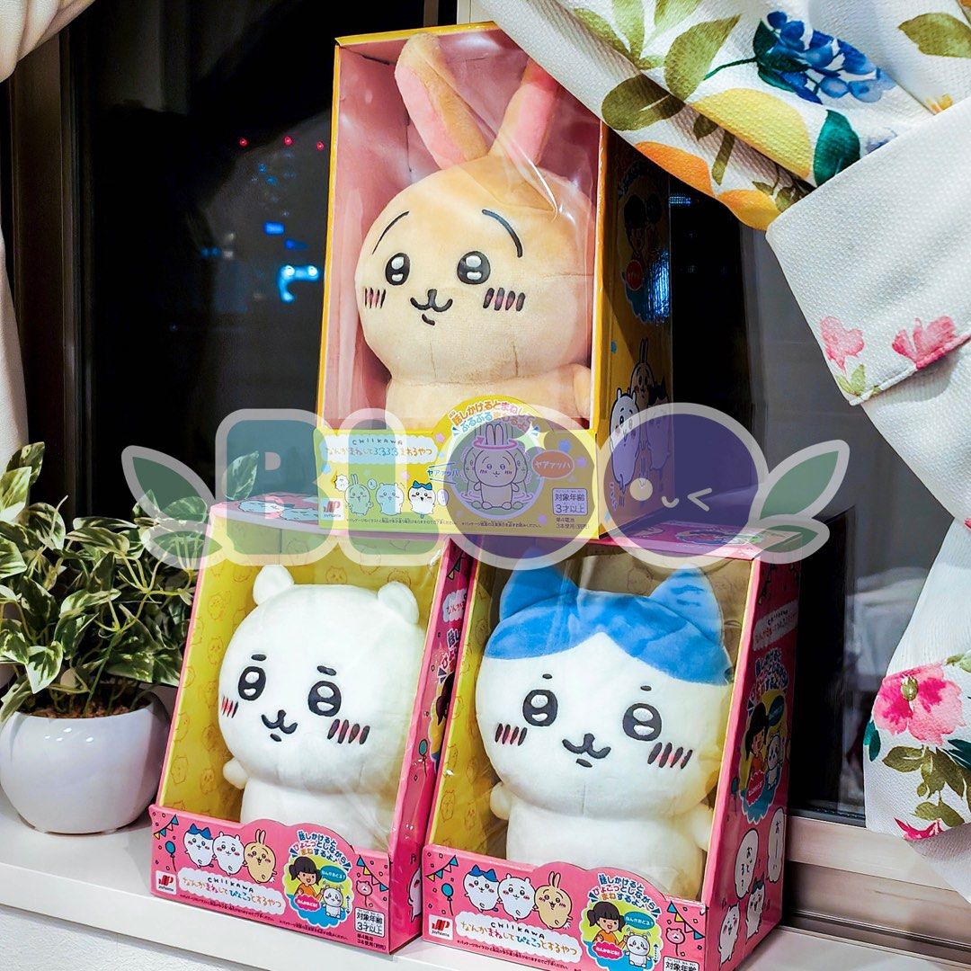 [Instock] Chiikawa Talking Hachiware Usagi Repeating Shaking Imitating ...