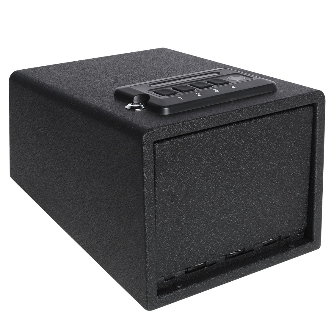 iSAFE Steel Pop Front Open Electronic Digital Gun Safe Box with Shelf ...