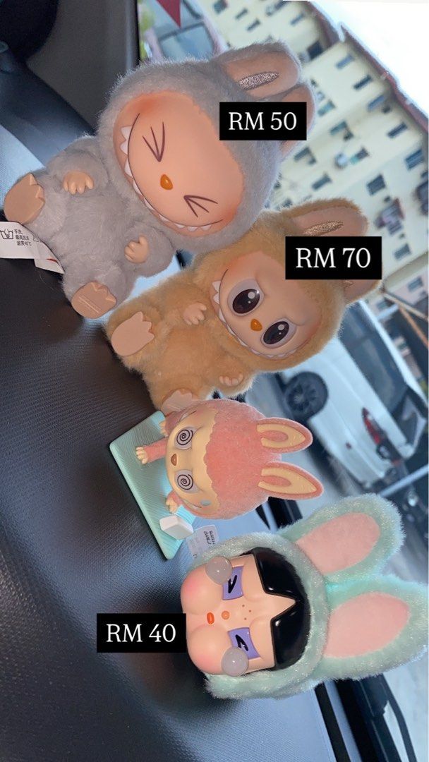 LABUBU V2 & CRYBABY POWERPUFF, Hobbies & Toys, Toys & Games on Carousell