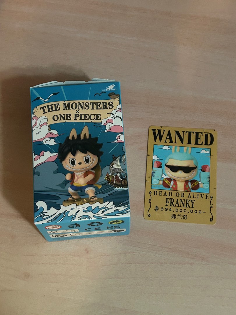 Labubu x One Piece Franky, Hobbies & Toys, Toys & Games on Carousell