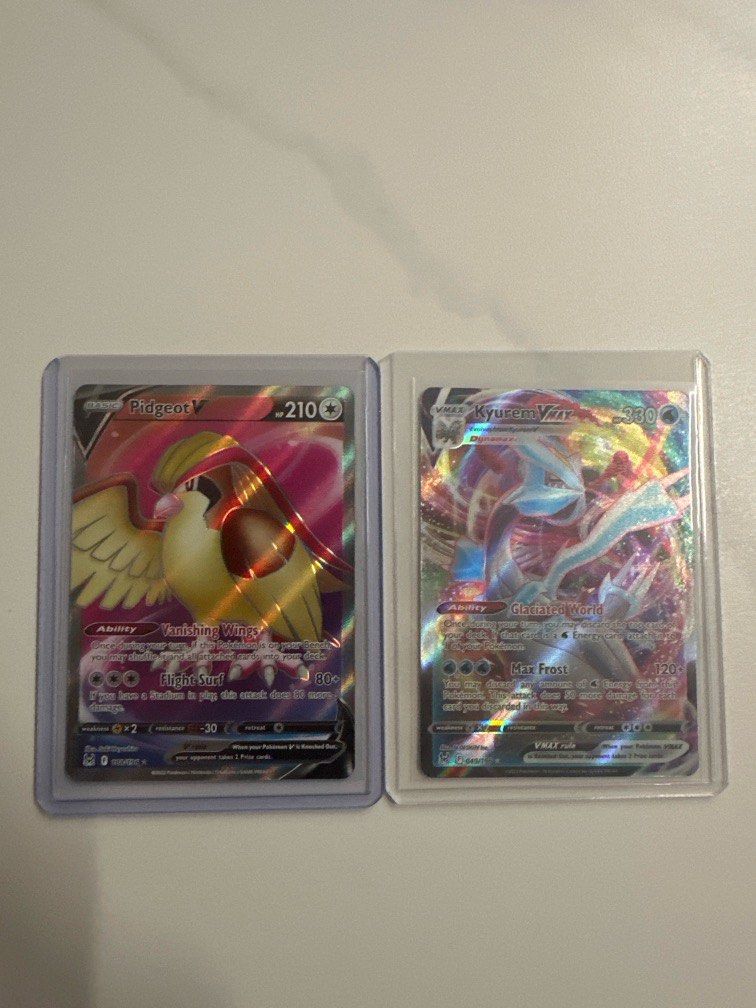 Lost Origin Pidgeot V Kyurem Vmax, Hobbies & Toys, Toys & Games on ...