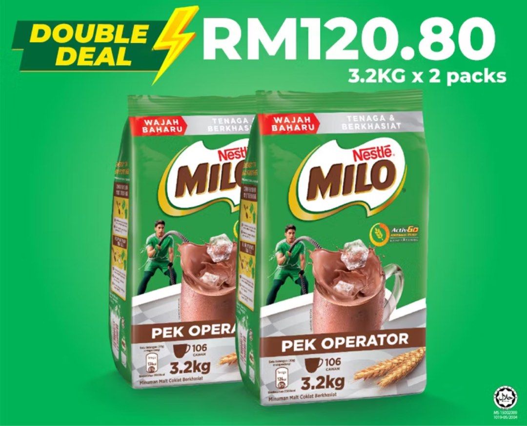 Milo Operator Pack 3.2kg TWIN bundle., Food & Drinks, Other Food & Drinks on Carousell