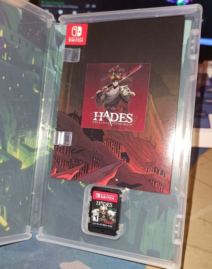 NSW Hades Nintendo Switch Game Cartridge w/ case and complete inserts ...