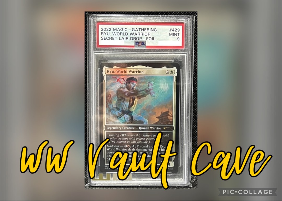 ORIGINAL MAGIC GATHERING X SECRET LAIR DROP STREET-FIGHTER (FOIL CARD ...