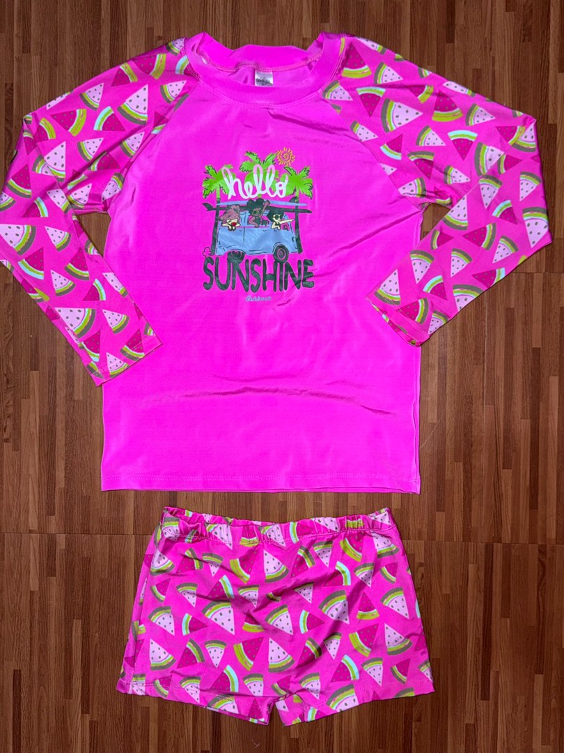 OSHKOSH rashguard set 10-12yo, Babies & Kids, Babies & Kids Fashion on ...