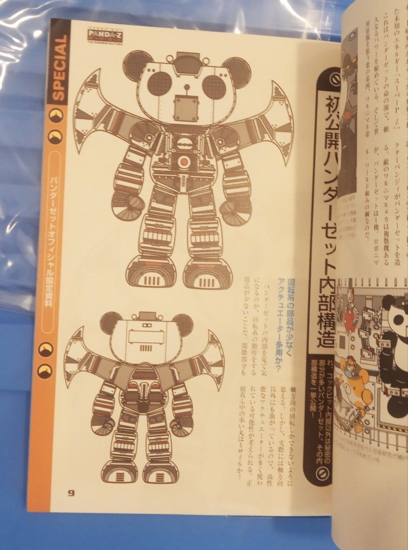 PANDA Z Official Research Book Roboanimal ASCII Japan 2004, Hobbies ...