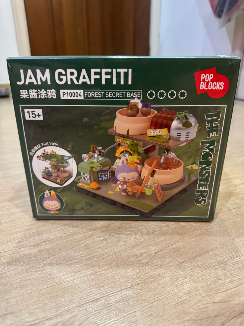 POP BLOCKS Labubu The Monsters Base - Jam Graffiti (NEW), Hobbies ...