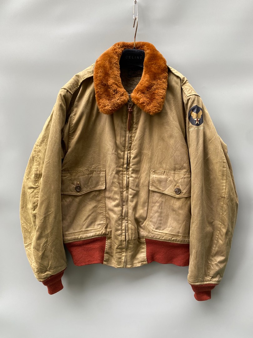 Rare! Buzz Ricksons Flight Jacket B-10 Superior Togs, Men's Fashion ...