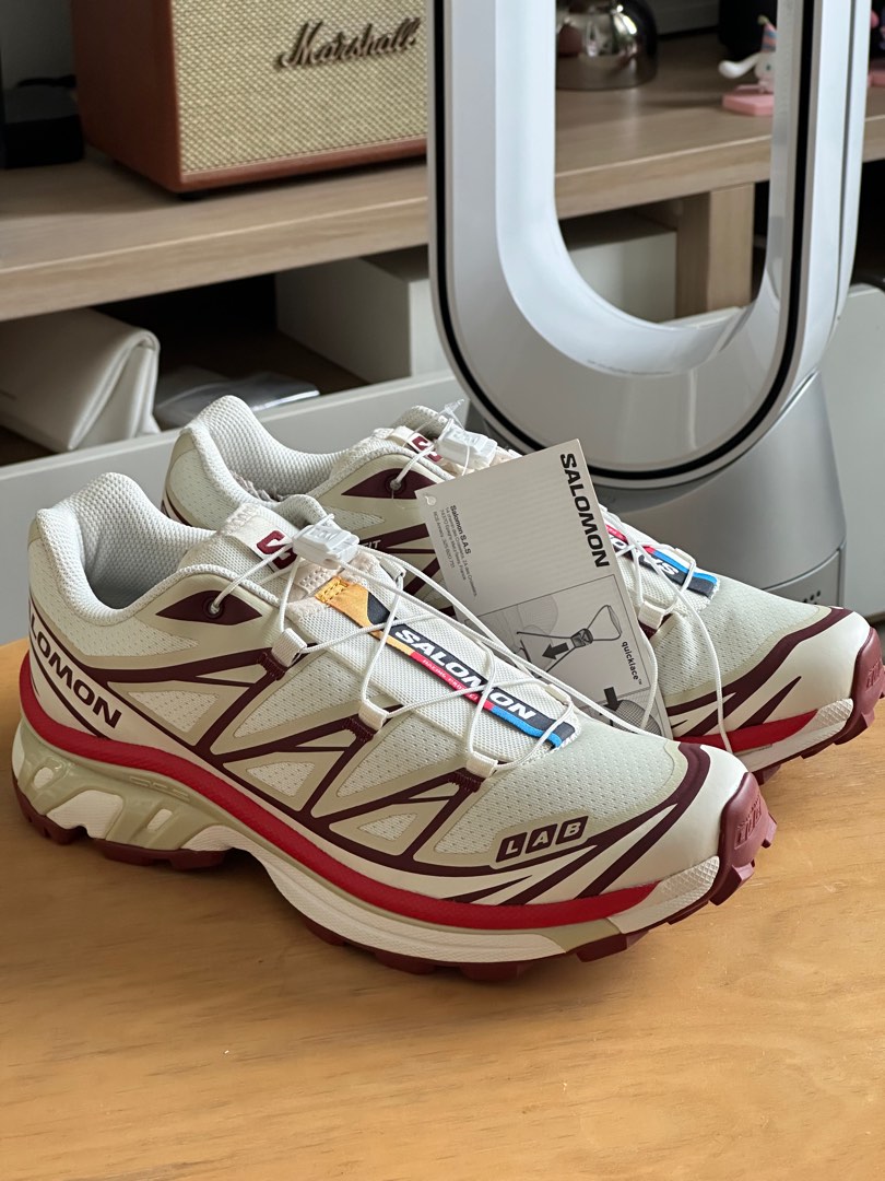 Salomon XT-6 Vanilla Ice/Green Haze/Fired Brick Colourway UK 6.5, Women ...