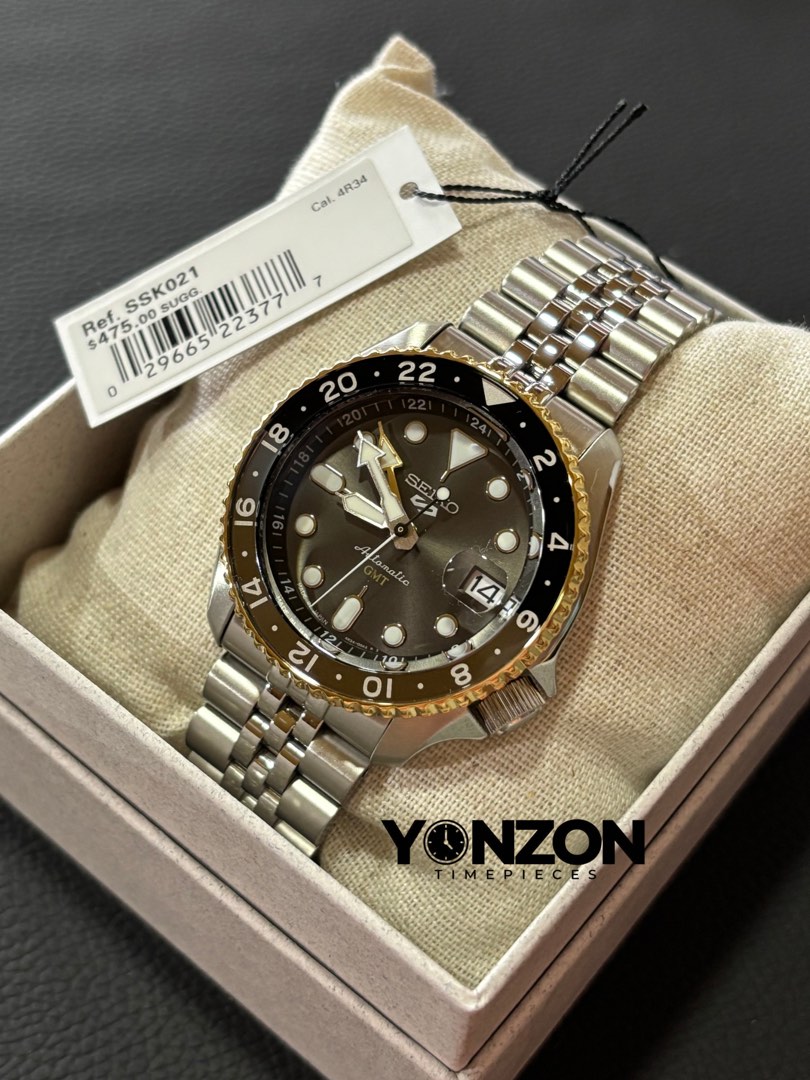 Seiko SSK021 Original and Brandnew U.S. Exclusive Gold/Black, Men's ...