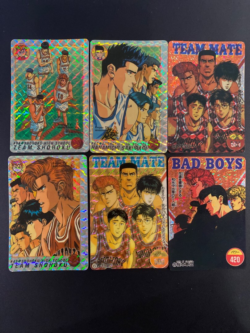 Slam Dunk Team Prism Card Vintage Collection, Hobbies & Toys, Books ...