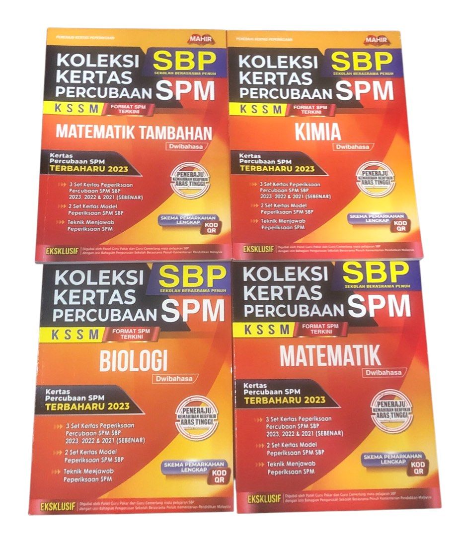 Spm Trials SBP Activity book, Hobbies & Toys, Books & Magazines ...